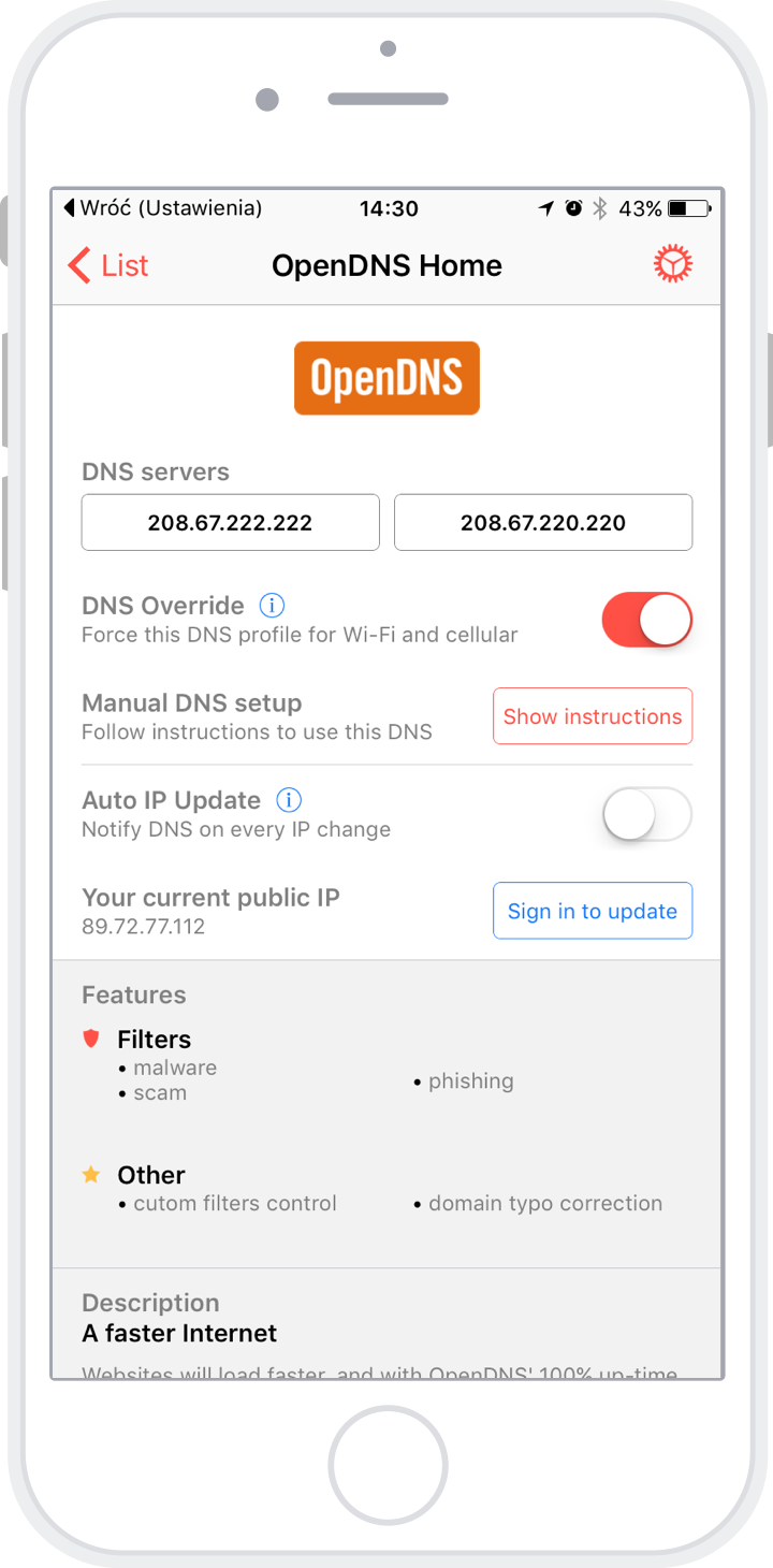 DNS Override DNS Changer For IPhone And IPad Manage IOS DNS